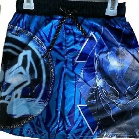 Marvel | Swim | Marvel Black Panther Swim Shorts Large 5 Upf New | Poshmark
